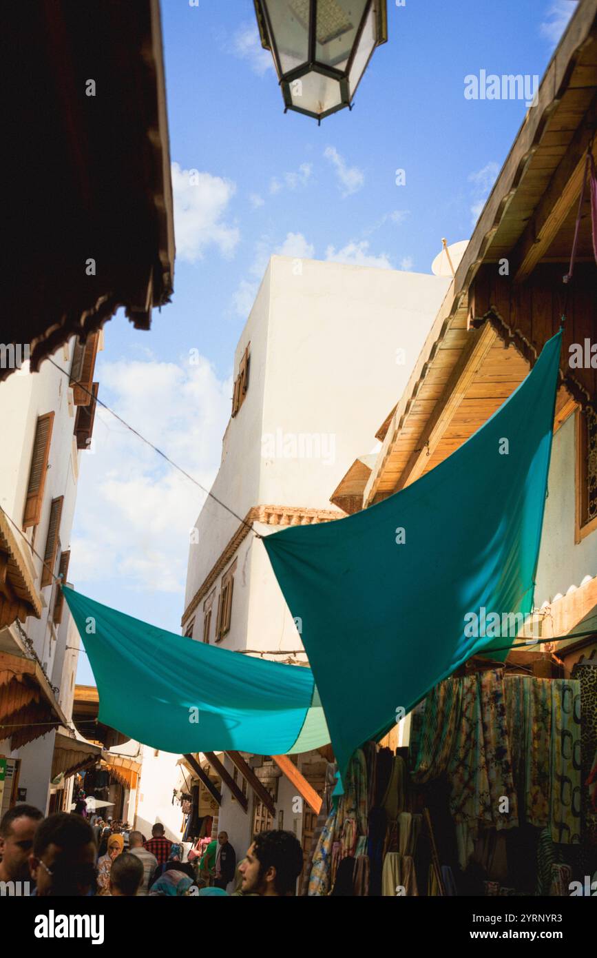 Street photography of the Medina, the old central market place of Rabat ...