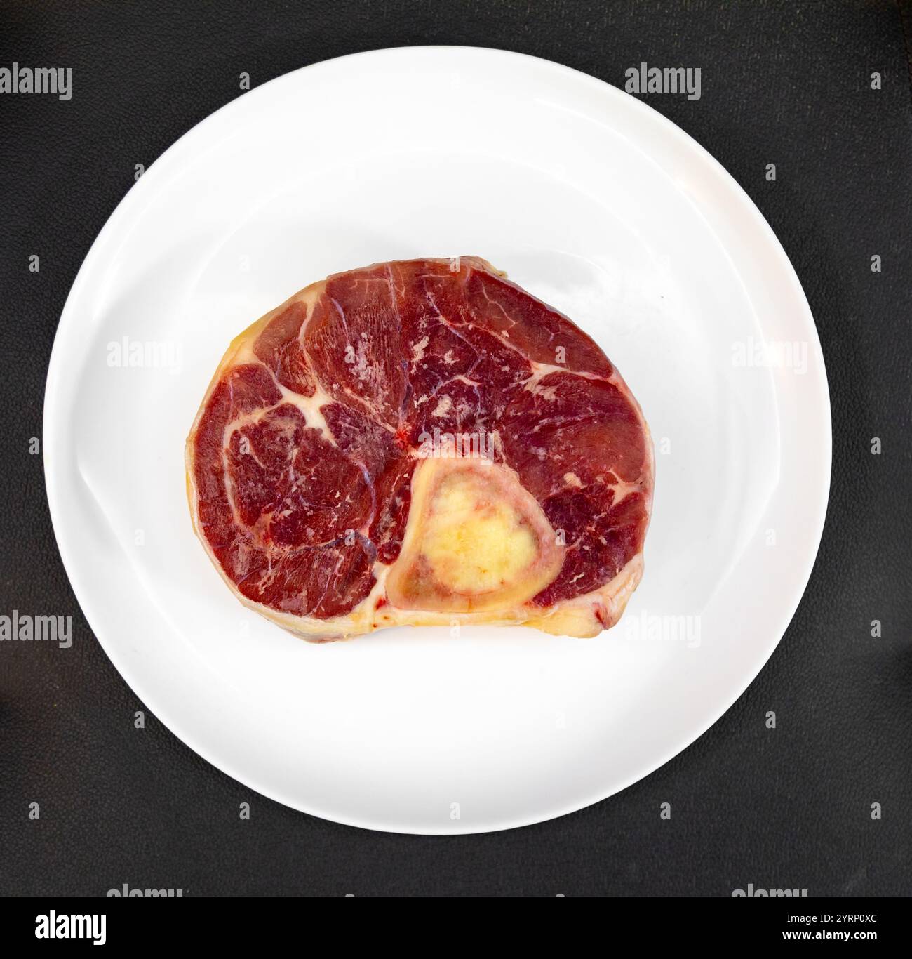 special cut of beef known as osso buco. meet Stock Photo - Alamy