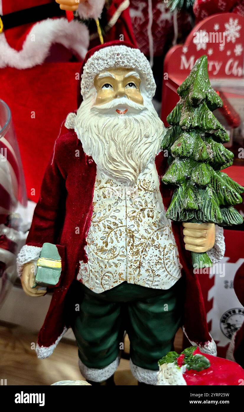 The image shows Santa Claus Stock Photo - Alamy