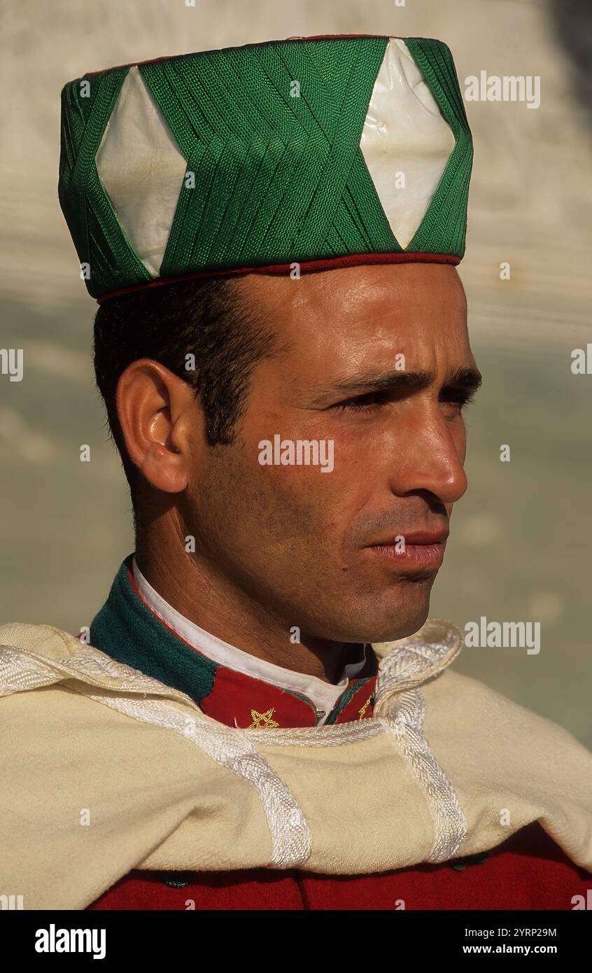 Rabat, Morocco.Honor Guard at Mausoleum of Mohammed V Stock Photo - Alamy
