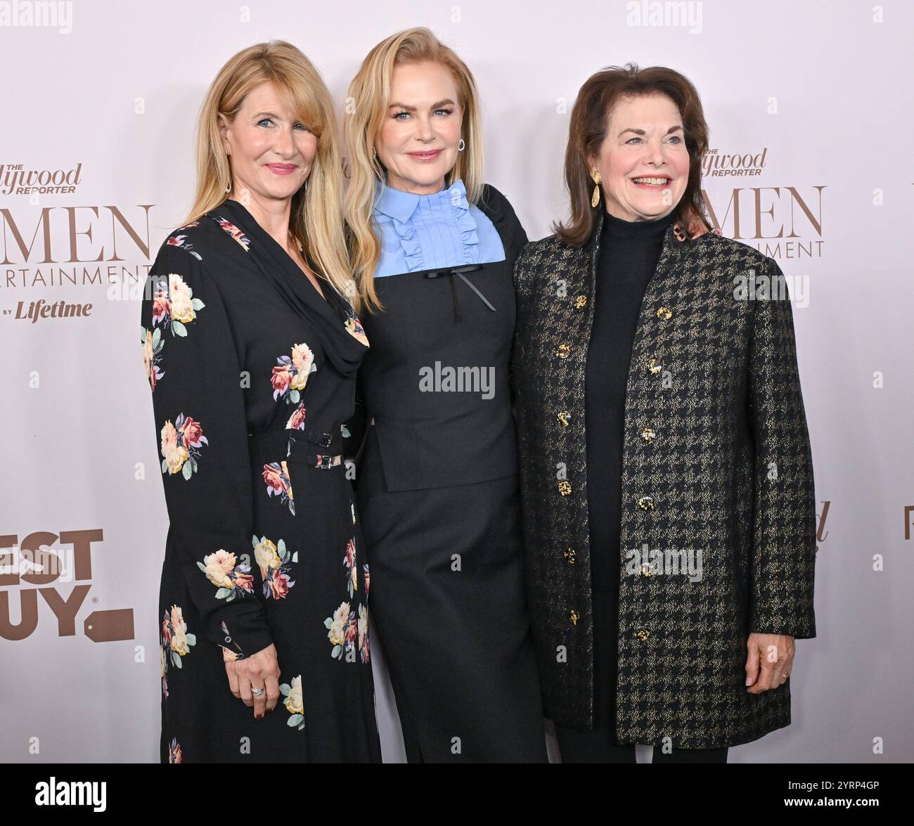 Laura Dern, Nicole Kidman and Sherry Lansing arriving to The Hollywood ...