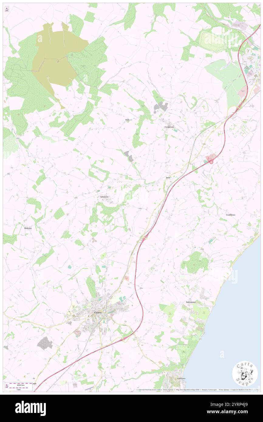 Curragh, County Waterford, IE, Ireland, Munster, N 51 57' 43'', S 7 43 ...