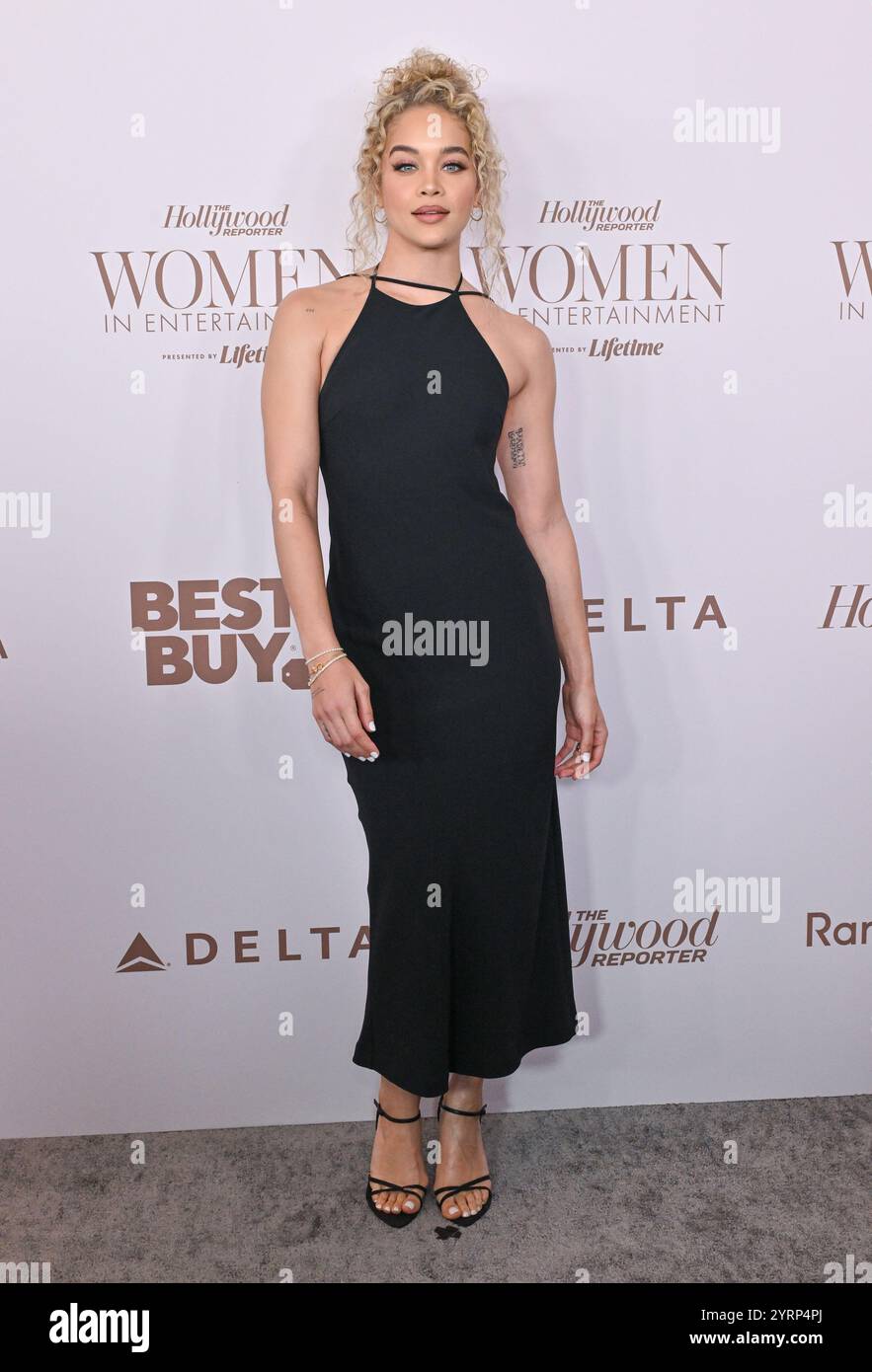 Jasmine Sanders arriving to The Hollywood Reporter's Annual Women in ...