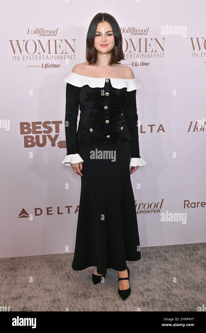 Selena Gomez arriving to The Hollywood Reporter's Annual Women in ...