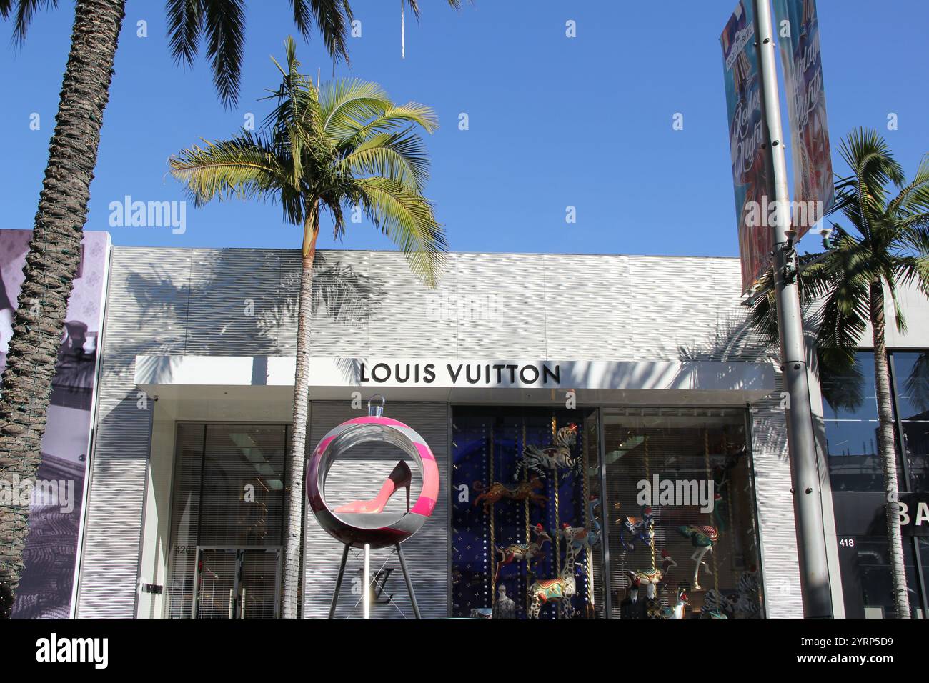 Louis vuitton beverly hills rodeo drive store hi-res stock photography ...