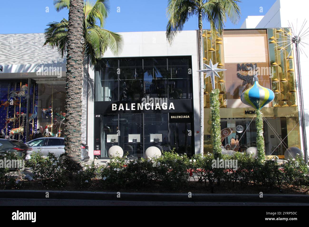 Balenciaga Exterior Store Rodeo Drive Beverly Hills Luxury Retail ...