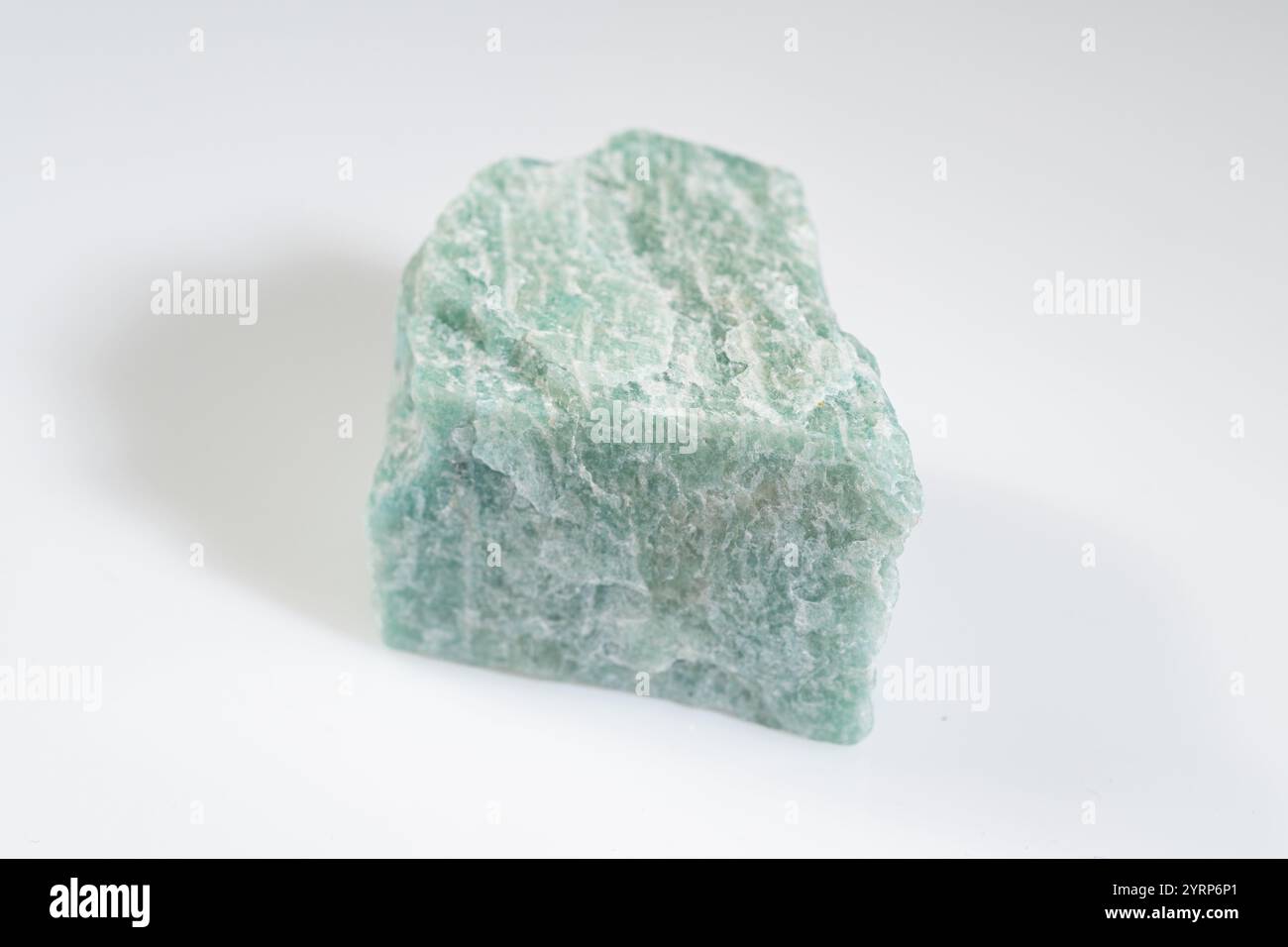 Natural Amazonite Gemstone in Raw Form Displaying Unique Blue-Green ...