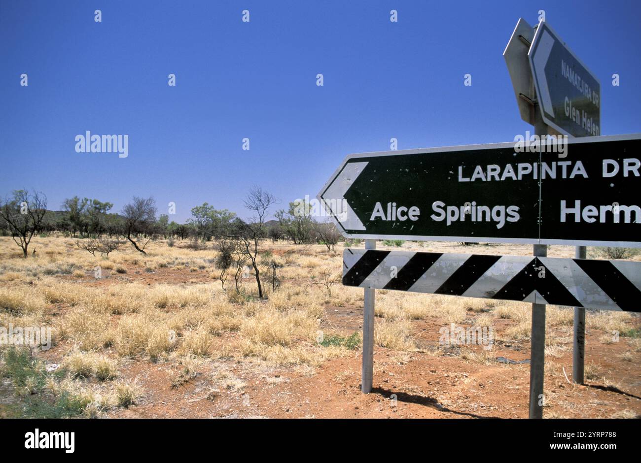 Australia, Northern Territory, Red Center, street sign Stock Photo - Alamy