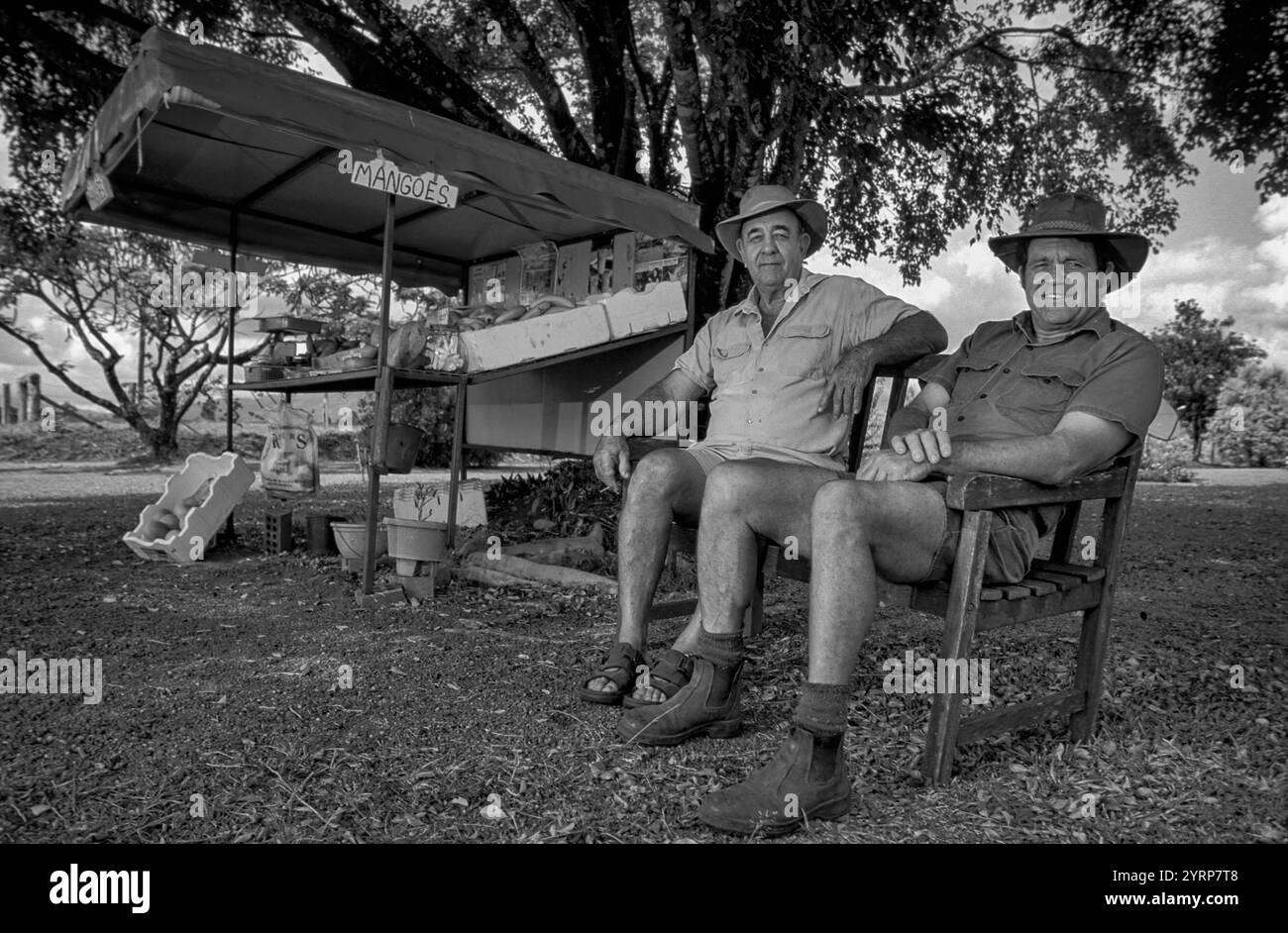 Australian rancher Black and White Stock Photos & Images - Alamy