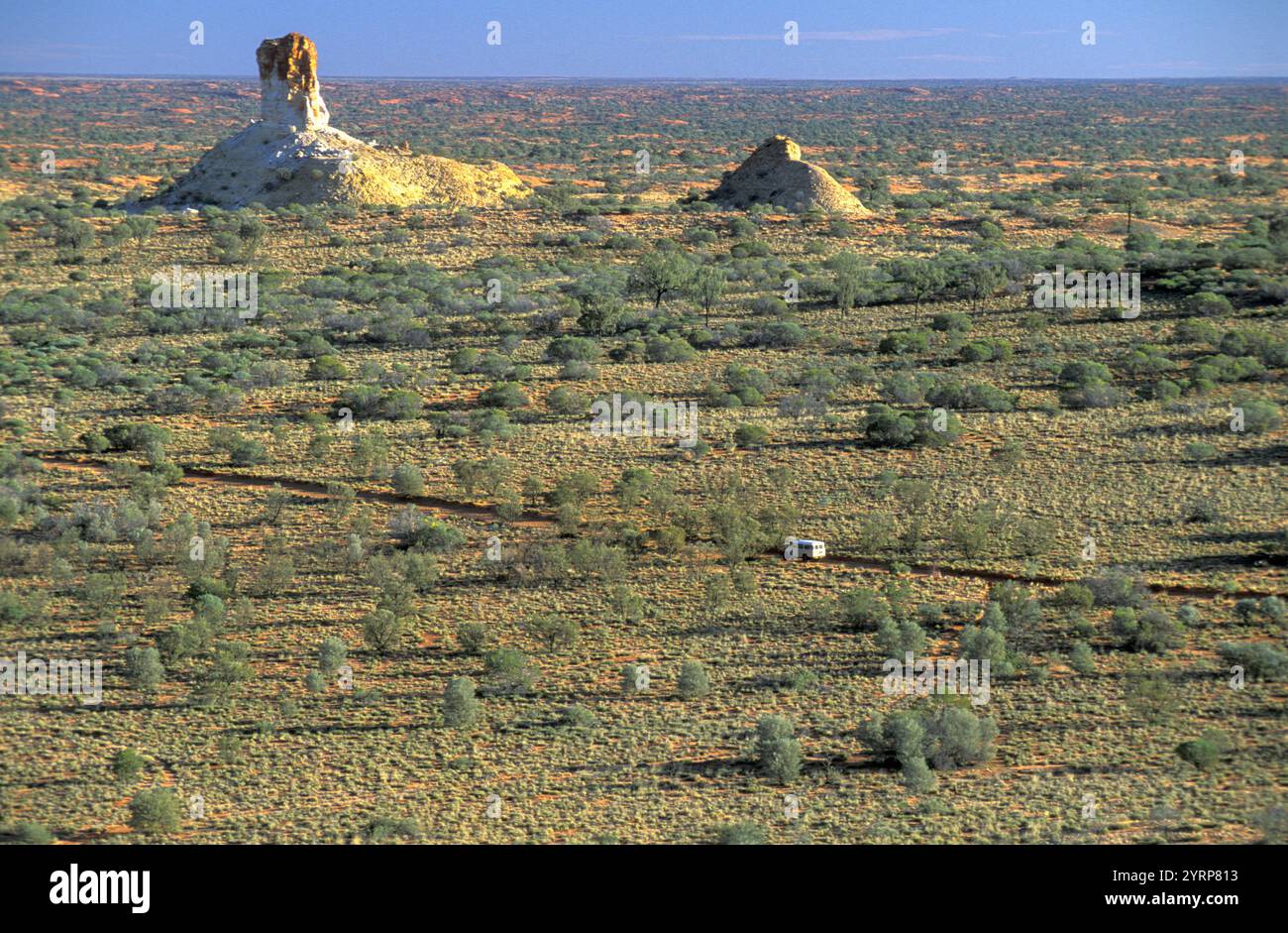 Australia, Red Center, Northern Territory, Chambers Pillar Stock Photo ...