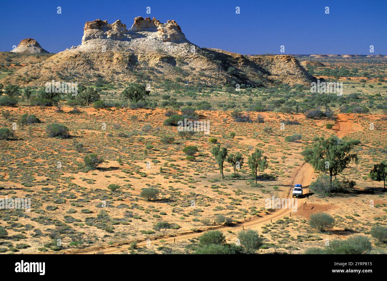 Australia, Red Center, Northern Territory, Chambers Pillar Stock Photo ...