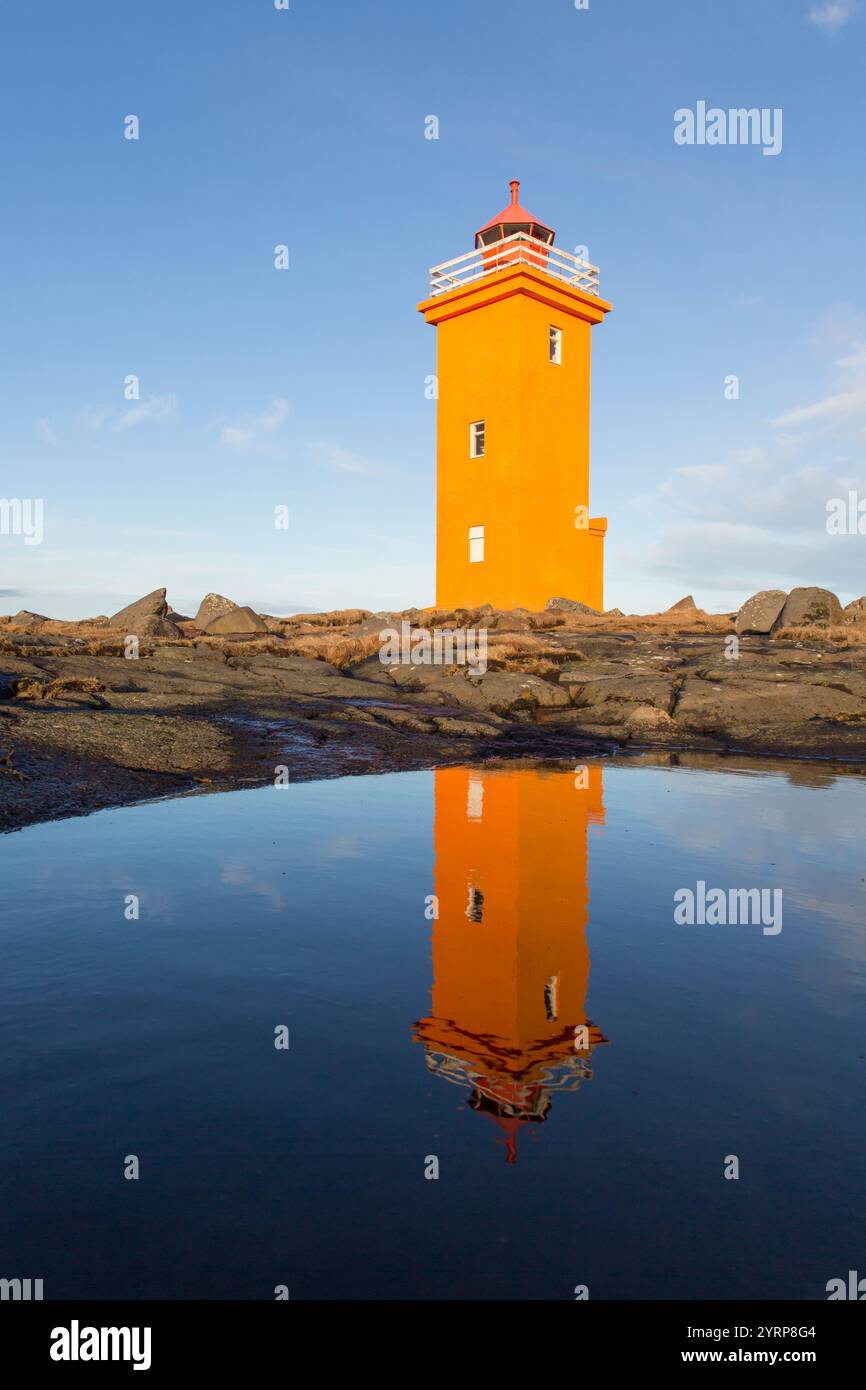 Iceland outdoors lighthouse yellow hi-res stock photography and images ...