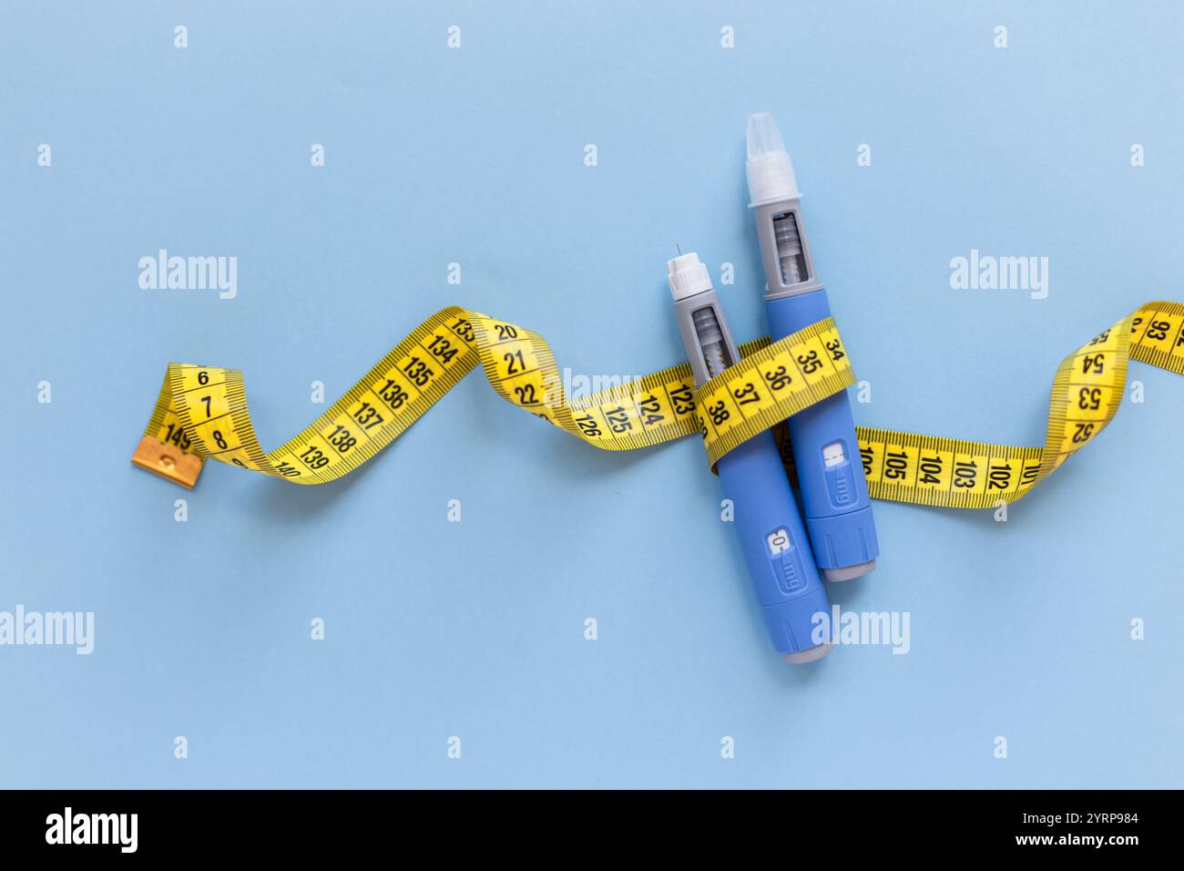 Two injectors dosing pens for subcutaneous injection of antidiabetic ...