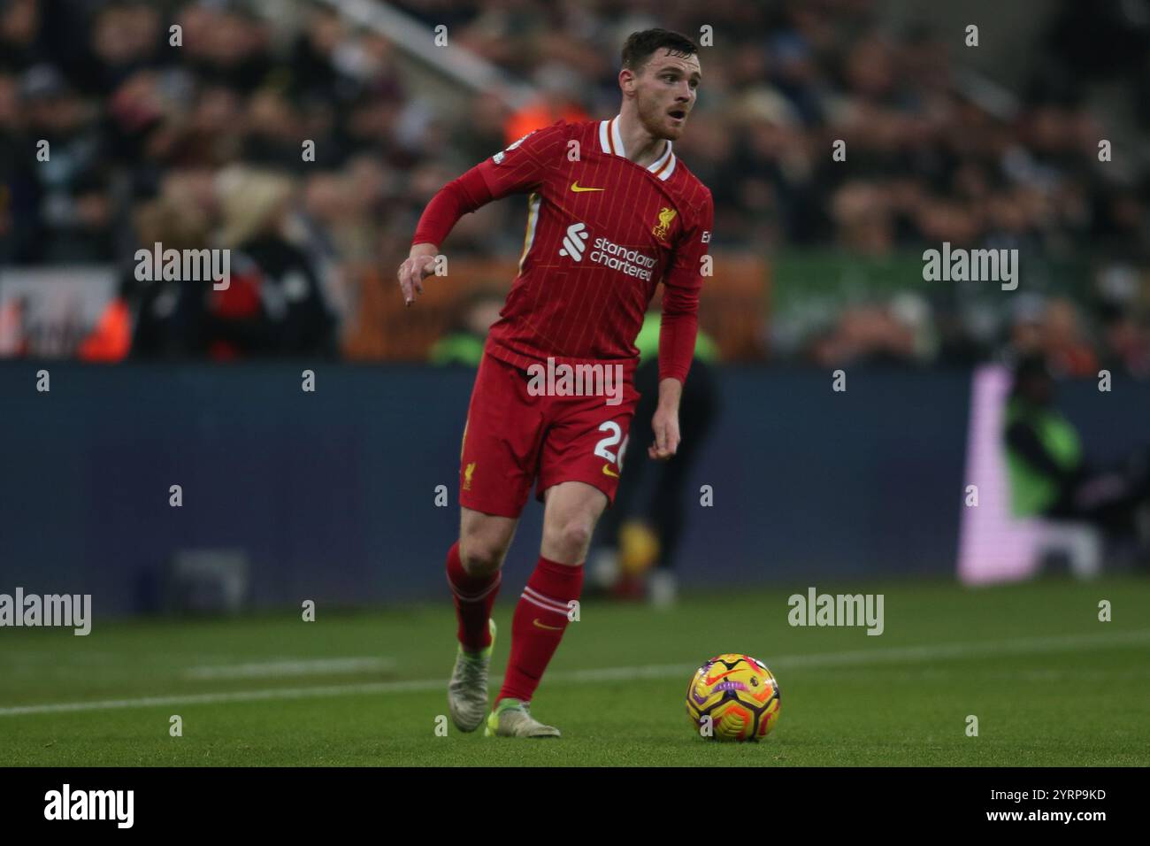 Liverpool's Andrew Robertson during the Premier League match between ...