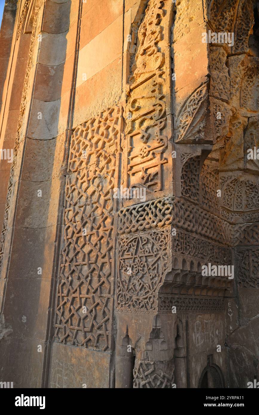 The Mama Hatun Tomb and Caravanserai in Tercan, Turkey, was built in ...