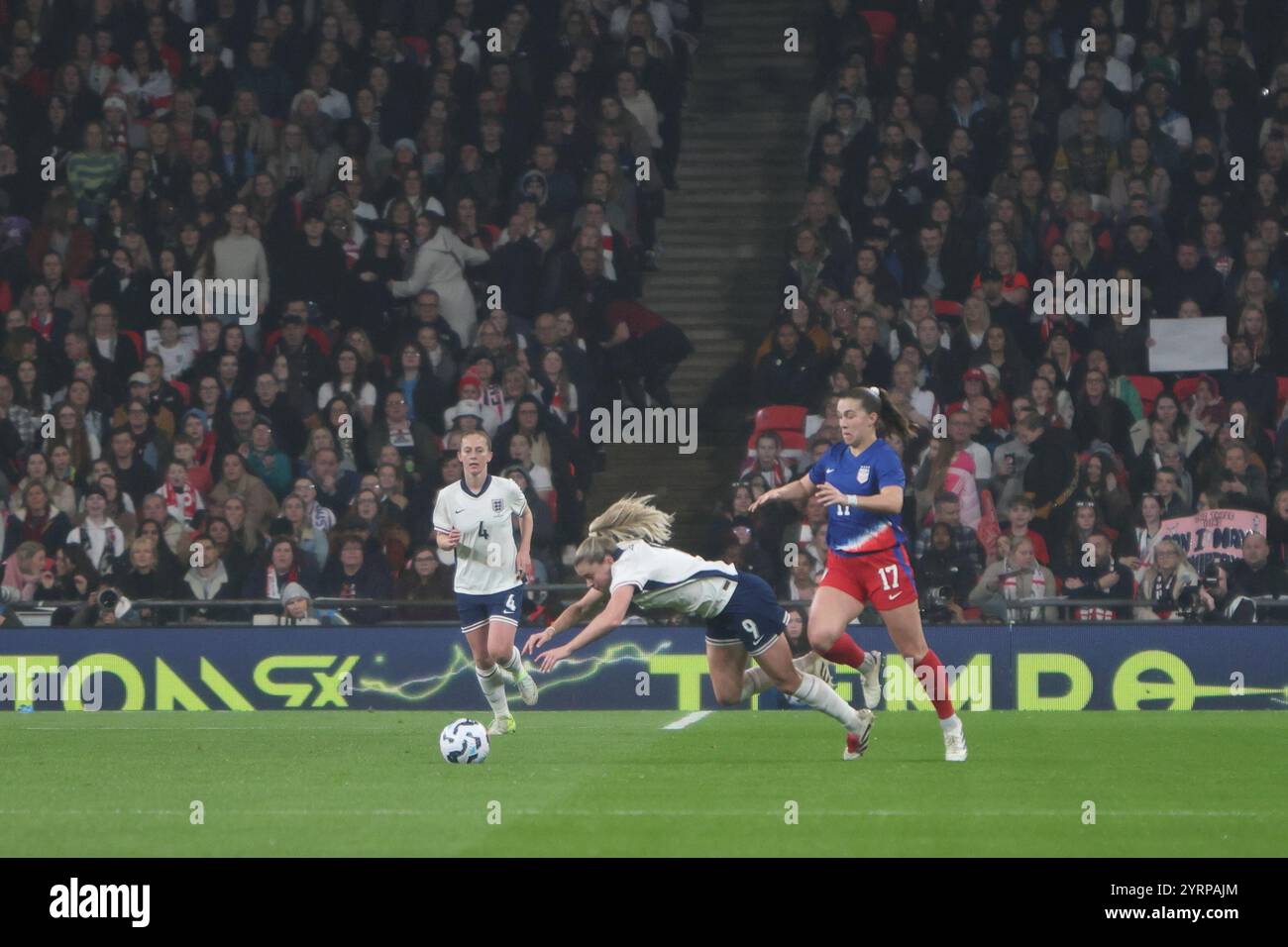 Alessia Russo and Sam Coffey England v USA Wembley Stadium London ...