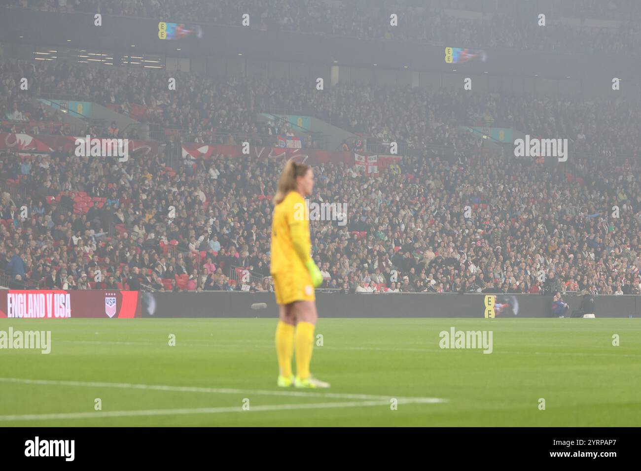 Alyssa Naeher goalkeeper England v USA Wembley Stadium London Lionesses ...