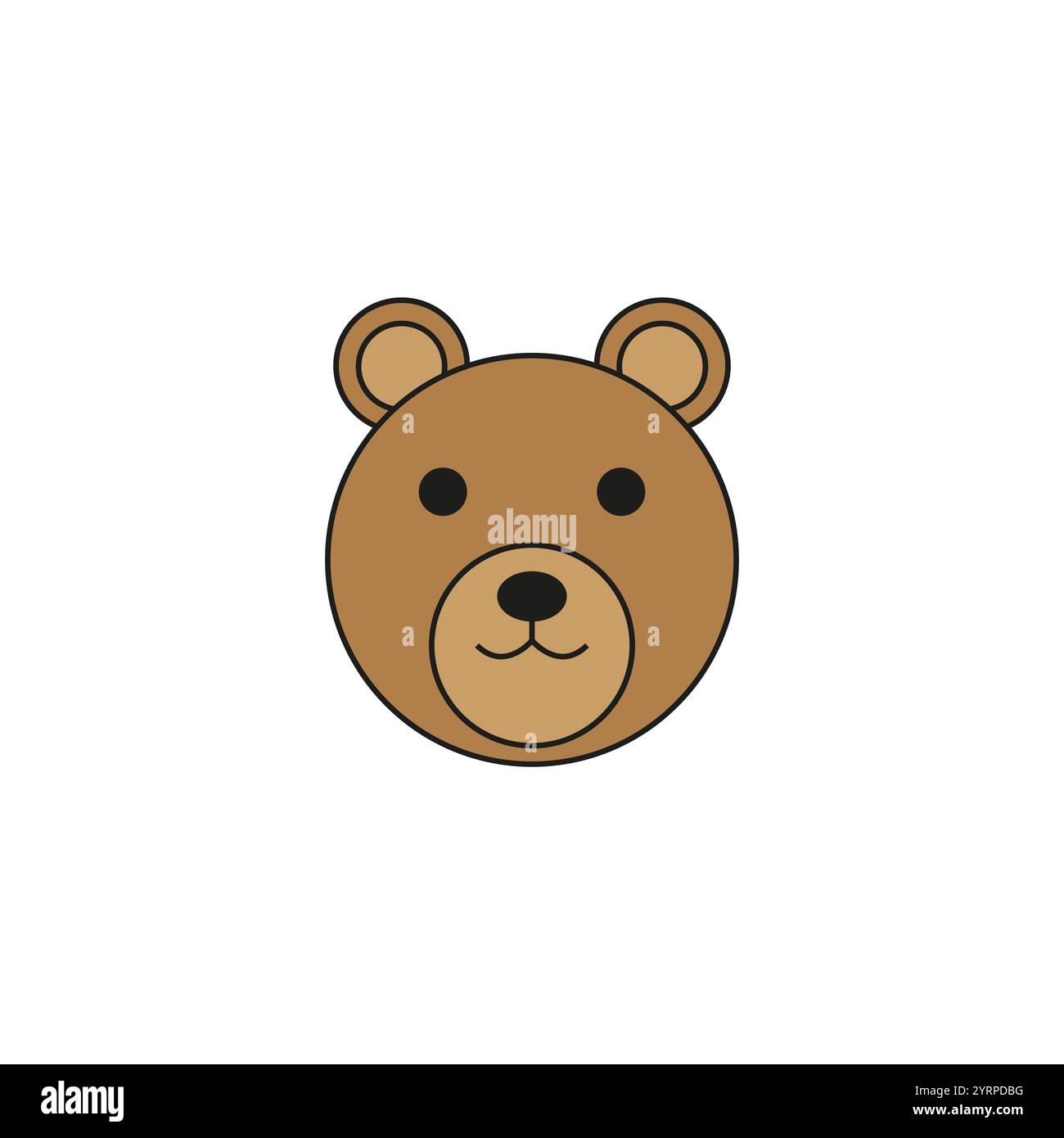 Teddy bear icon vector. Baby bear illustration sign. Toy bear symbol or ...