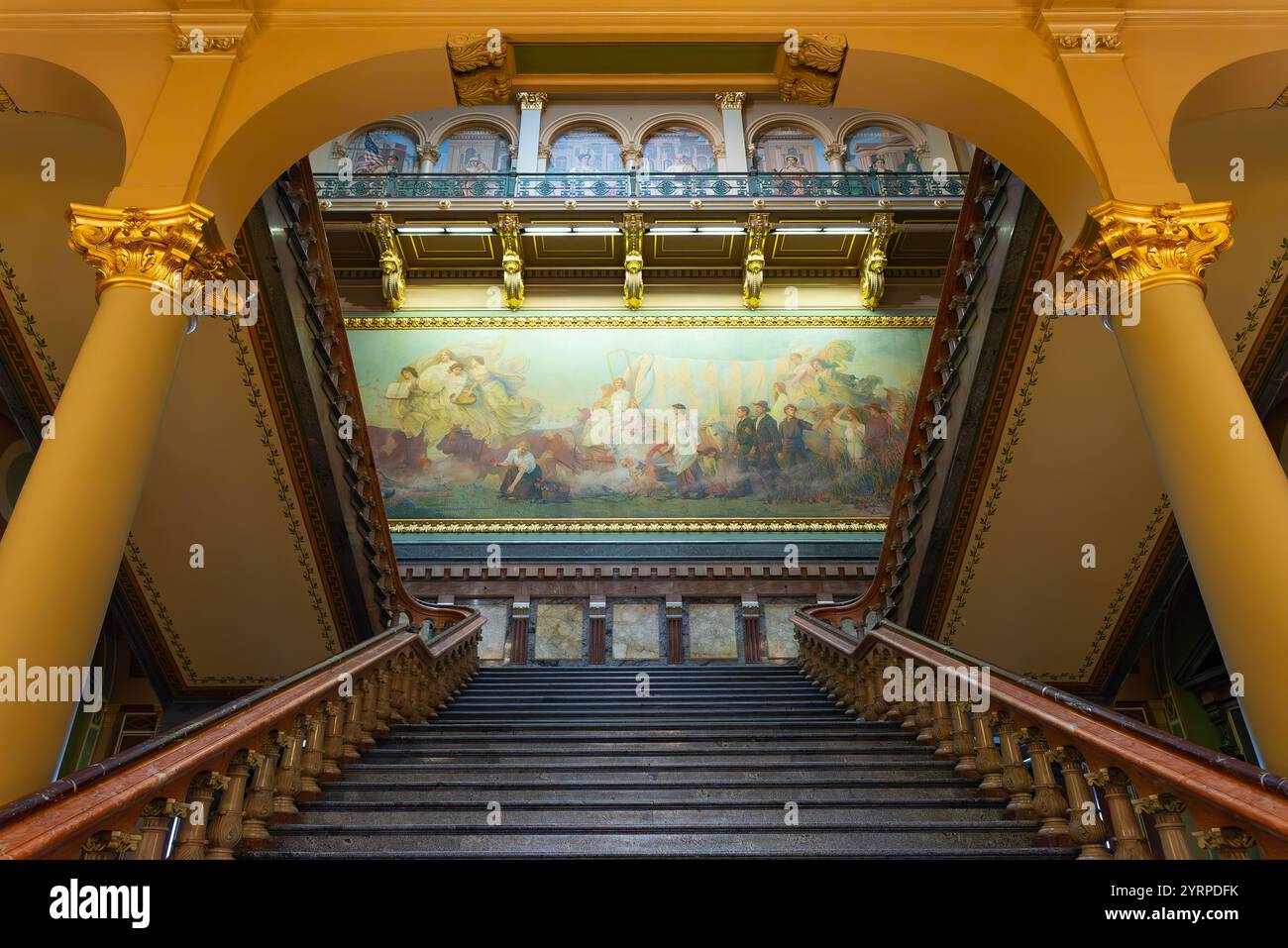 Des Moines, Iowa - United States - September 16th, 2024: Interior of ...
