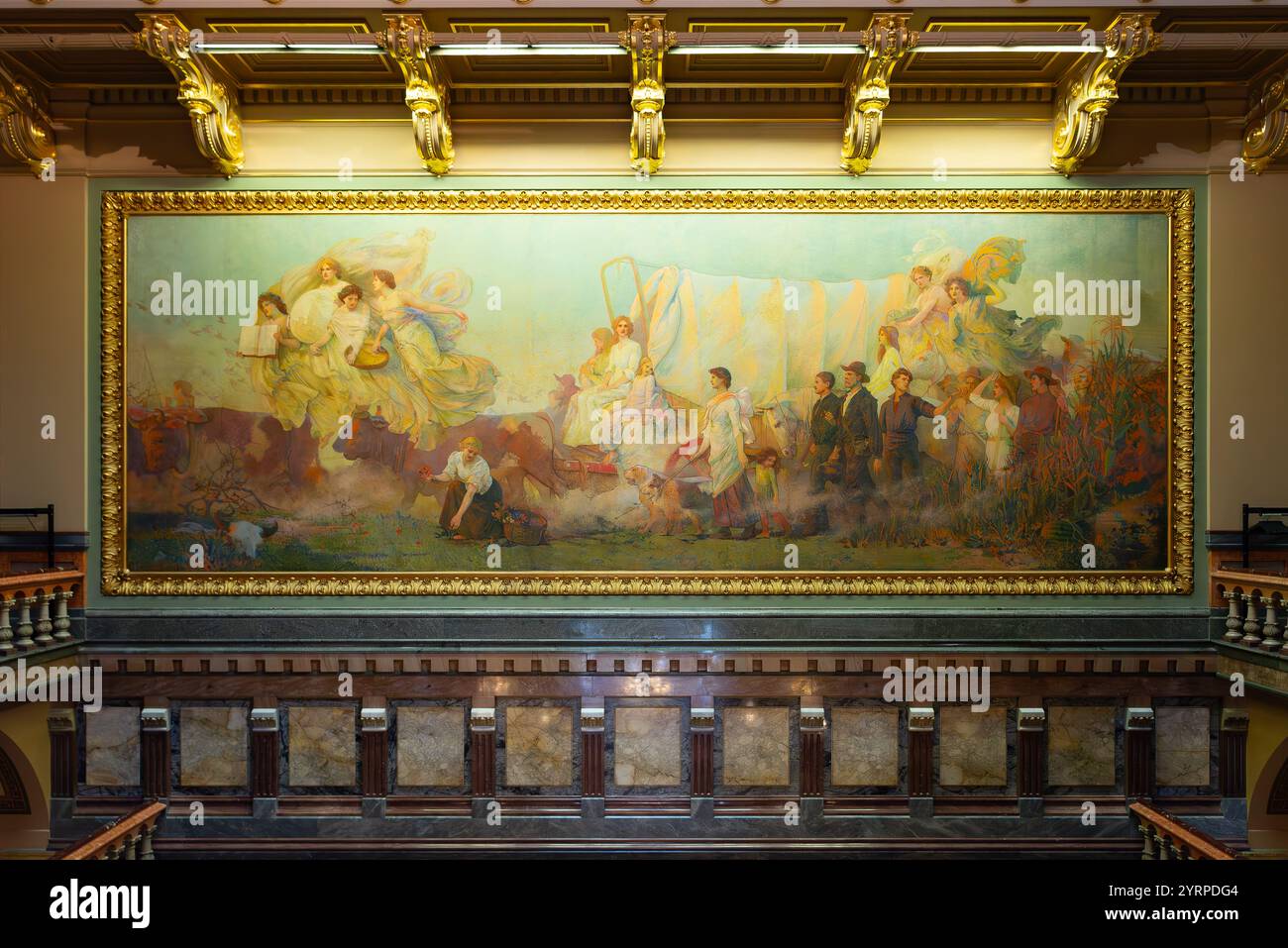 Des Moines, Iowa - United States - September 16th, 2024: Interior of ...