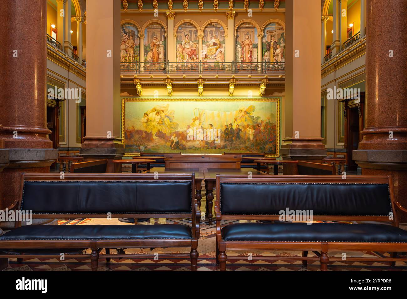 Des Moines, Iowa - United States - September 16th, 2024: Interior of ...