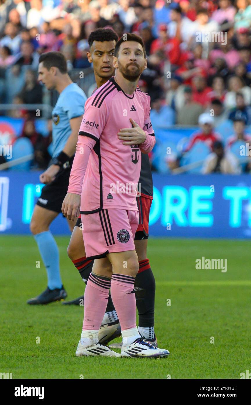 Toronto, ON, Canada - October 5, 2024: Lionel Messi #10 of the Inter ...