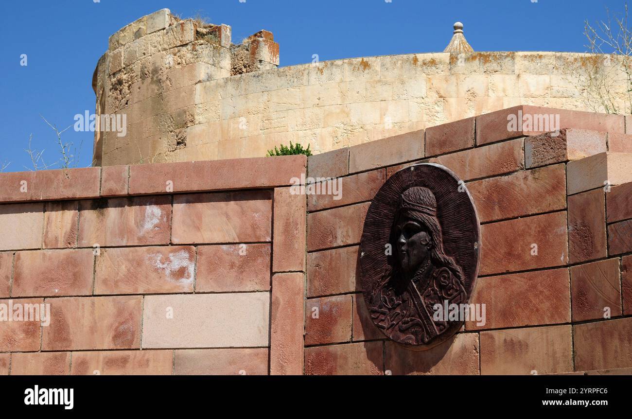 The Mama Hatun Tomb and Caravanserai in Tercan, Turkey, was built in ...