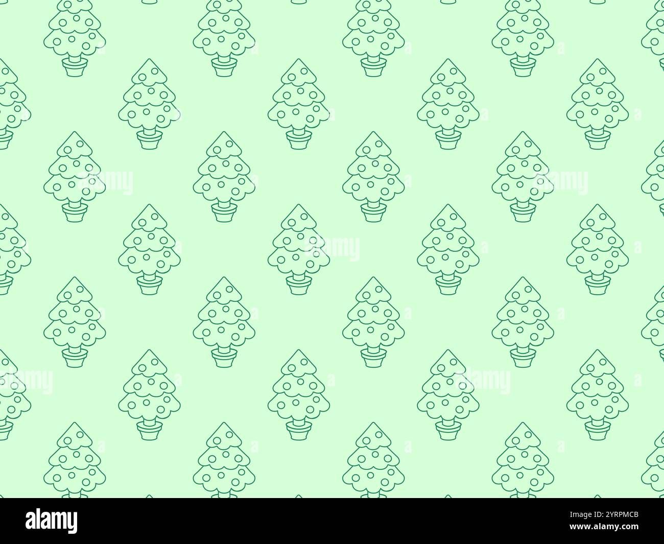 Christmas tree pattern. Vector Christmas illustration Stock Vector ...