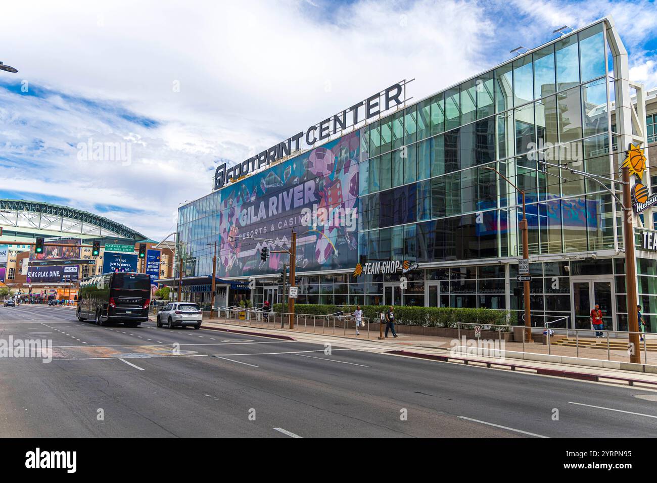 Gila River Resorts & Casinos Footprint Center arena in downtown Phoenix ...