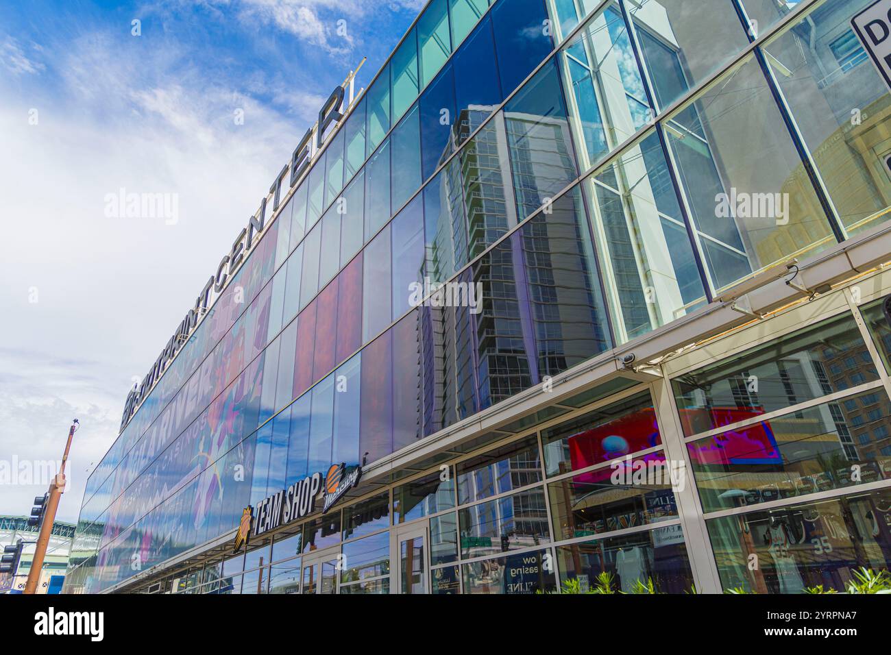 Footprint Center arena in downtown Phoenix, Arizona, United States ...