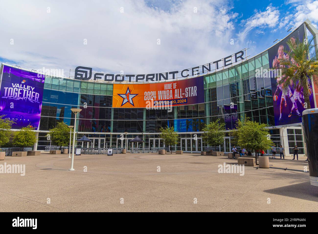 Footprint Center arena in downtown Phoenix, Arizona, United States ...