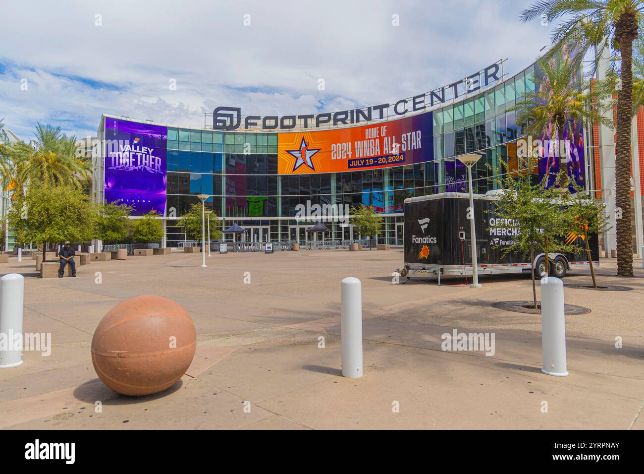 Footprint Center arena in downtown Phoenix, Arizona, United States ...