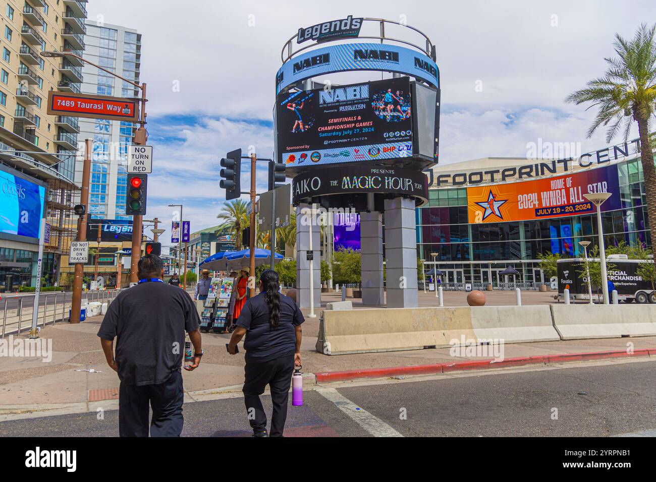 Footprint Center arena in downtown Phoenix, Arizona, United States ...