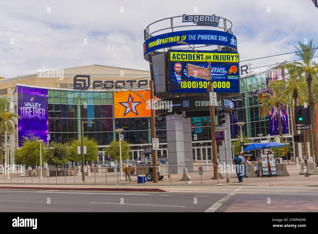 Footprint Center arena in downtown Phoenix, Arizona, United States ...