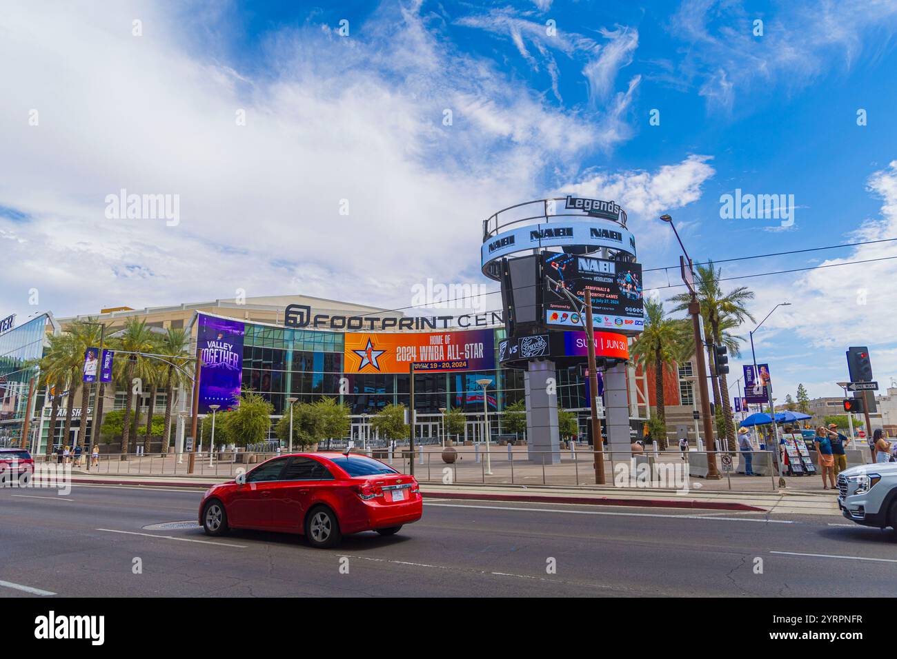 Footprint Center arena in downtown Phoenix, Arizona, United States ...