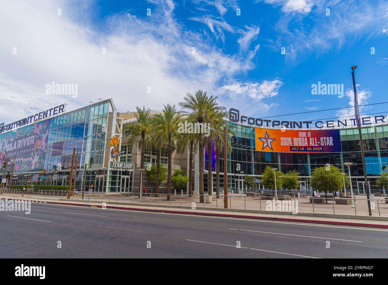 Footprint Center arena in downtown Phoenix, Arizona, United States ...