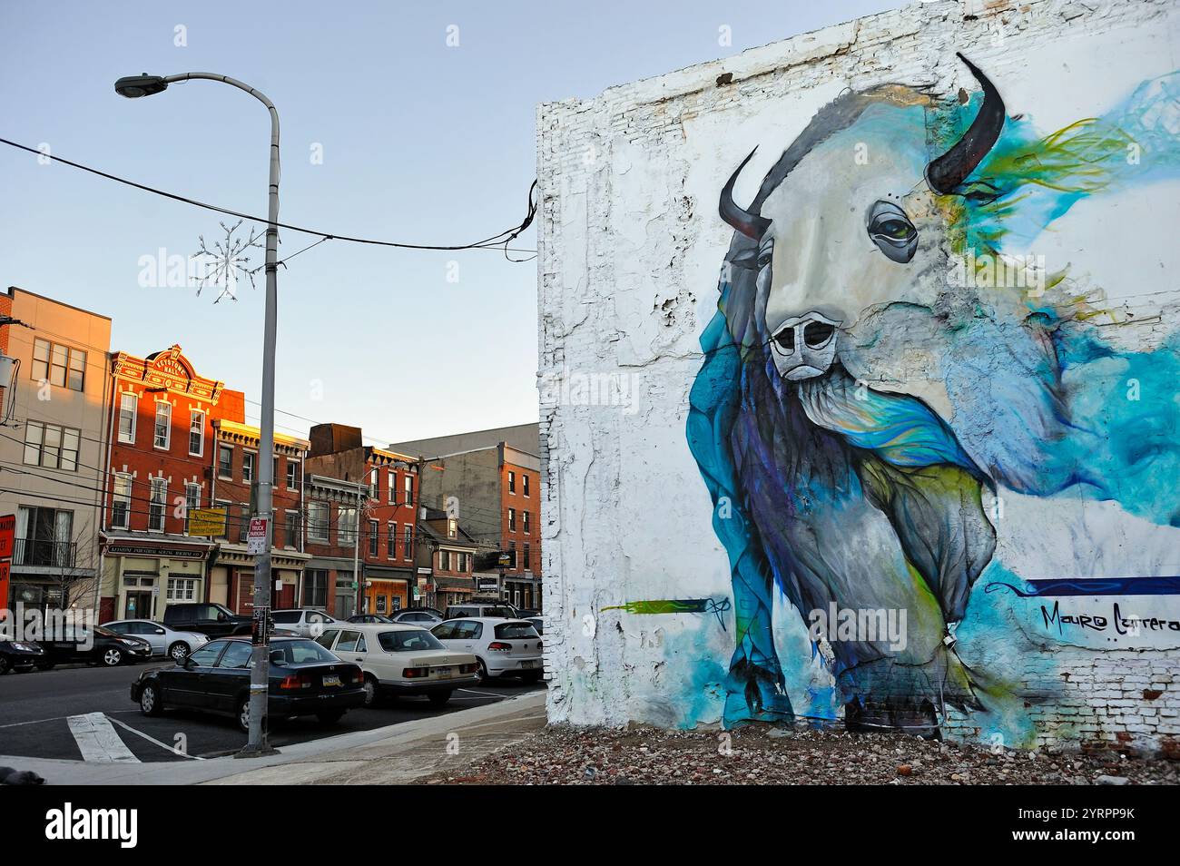 Mural by Mauro Carrera at 2nd and Poplar Streets, Northern Liberties ...