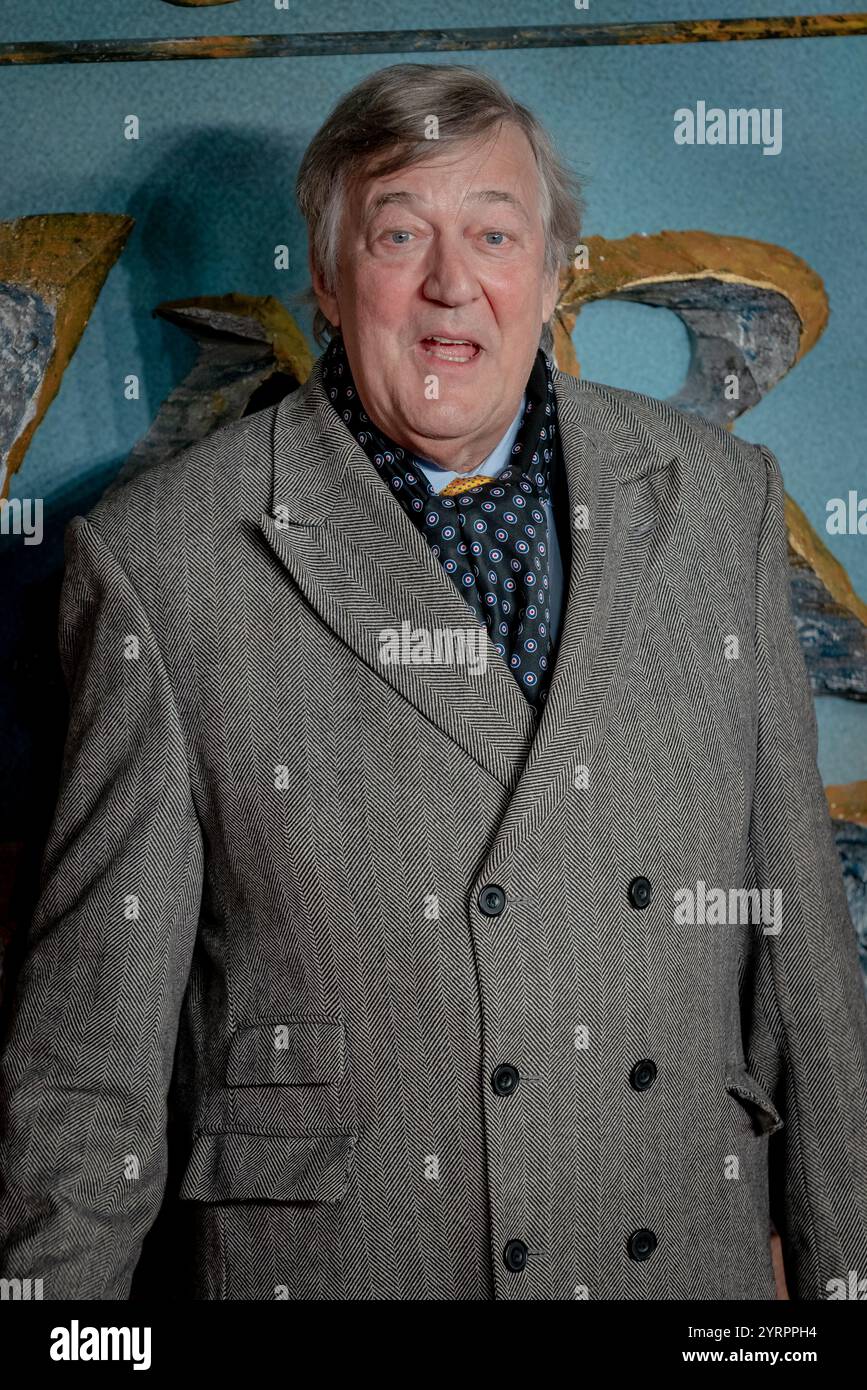London, UK. 3rd December 2024. Stephen Fry attends the world premiere ...