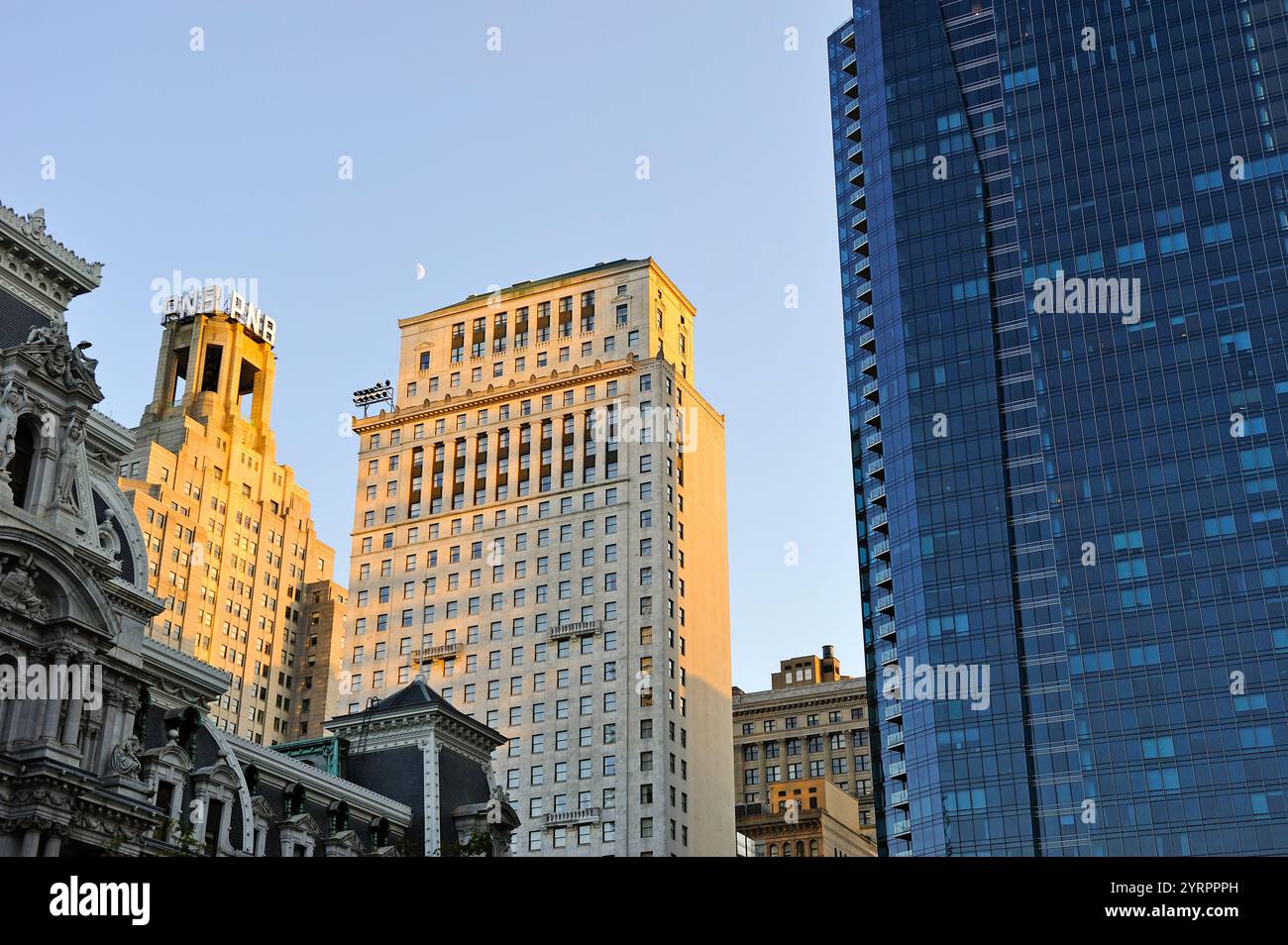 skyscrapers around the City Hall, Philadelphia, Commonwealth of ...