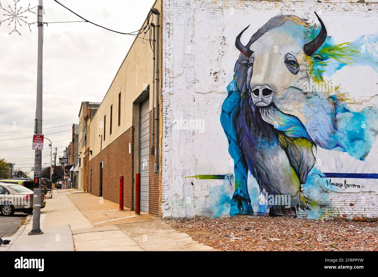 Mural by Mauro Carrera at 2nd and Poplar Streets, Northern Liberties ...