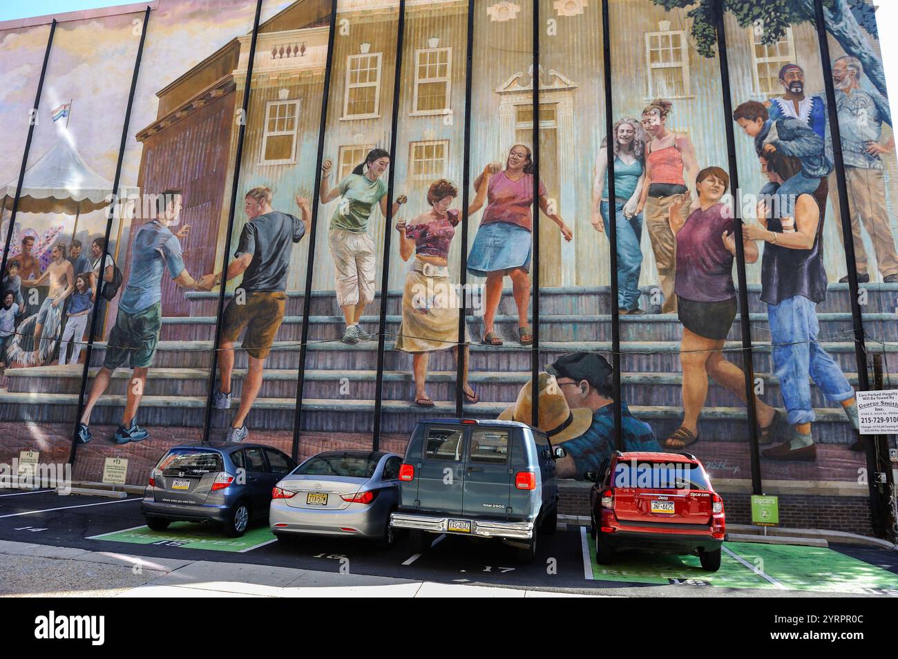 " Pride and Progress", Mural by Ann Northrup, sponsored by the William ...
