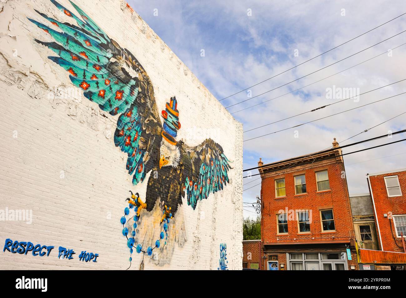 Mural by Louis Masai at 2nd and Poplar Streets, Northern Liberties ...