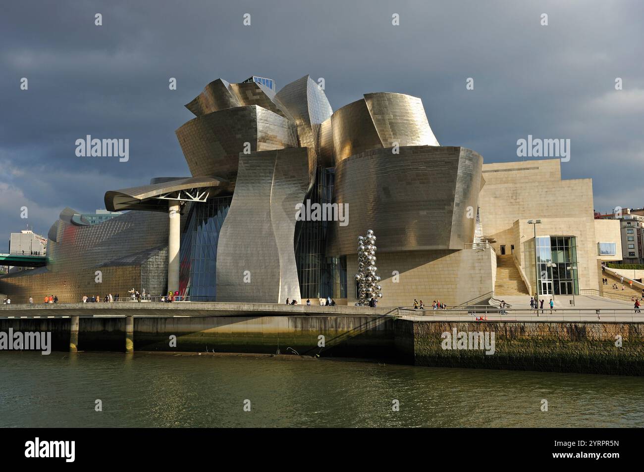 Guggenheim Museum designed by architect Frank Gehry, Bilbao, province ...