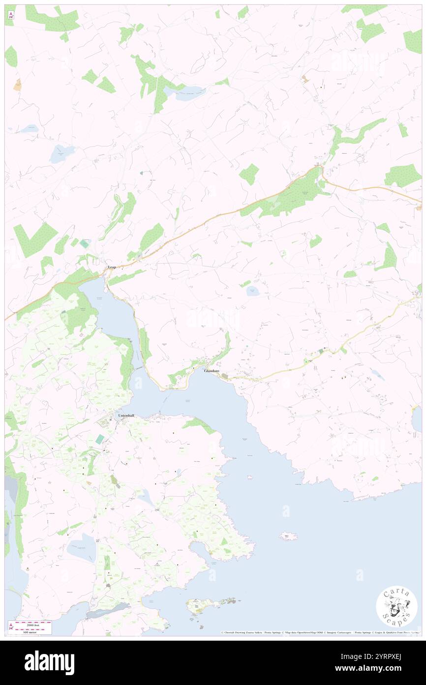 Glandore, County Cork, IE, Ireland, Munster, N 51 34' 23'', S 9 7' 8 ...