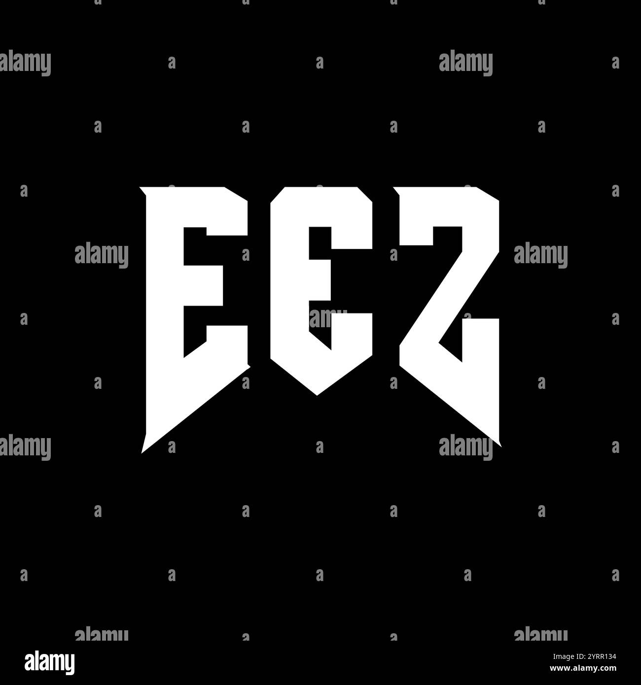 EEZ letter logo design for technology company. EEZ logo design black ...