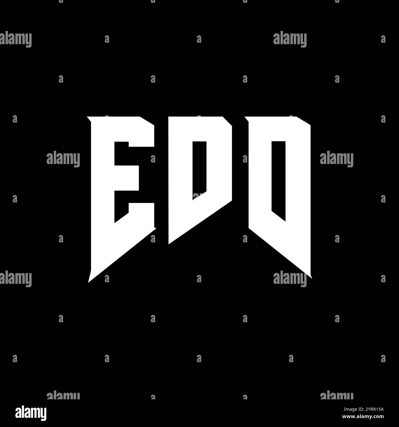 EDD letter logo design for technology company. EDD logo design black ...