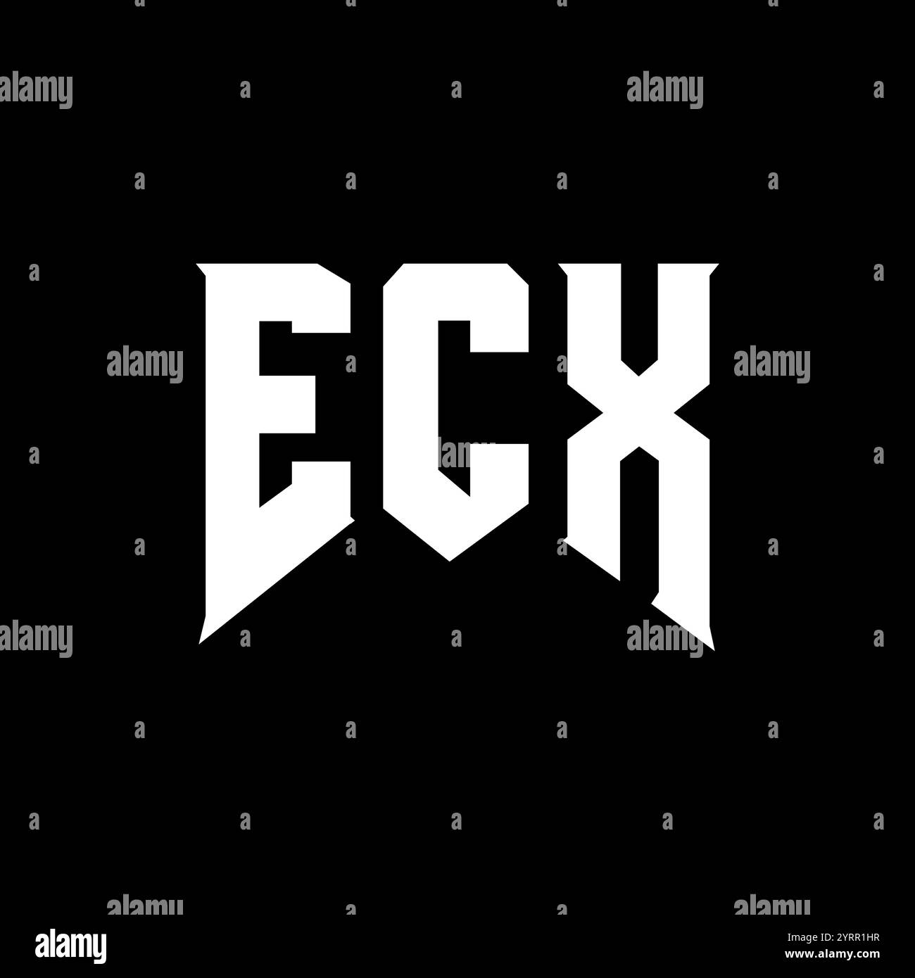 Ecx logo design hi-res stock photography and images - Alamy