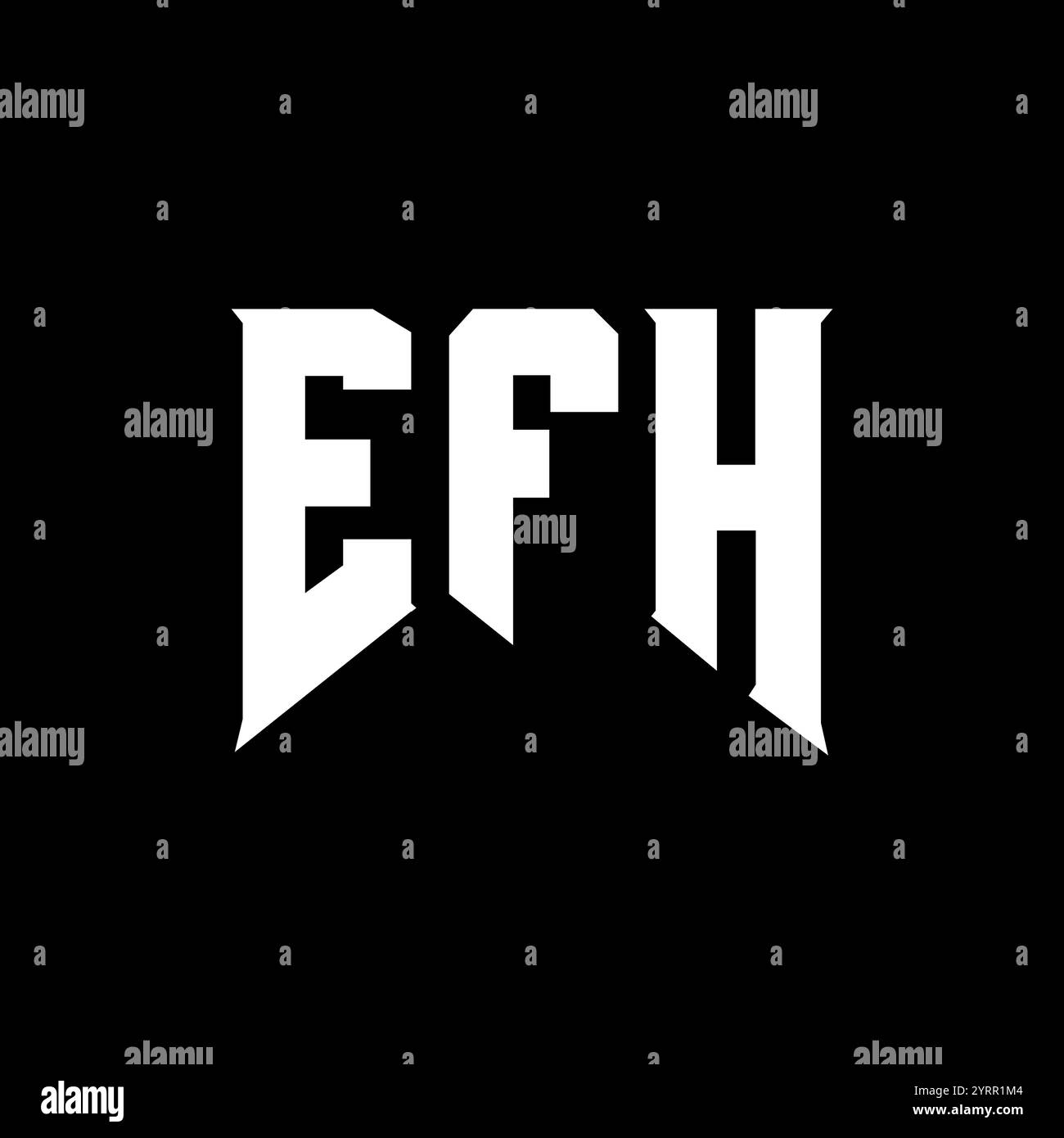Efh logo design hi-res stock photography and images - Alamy