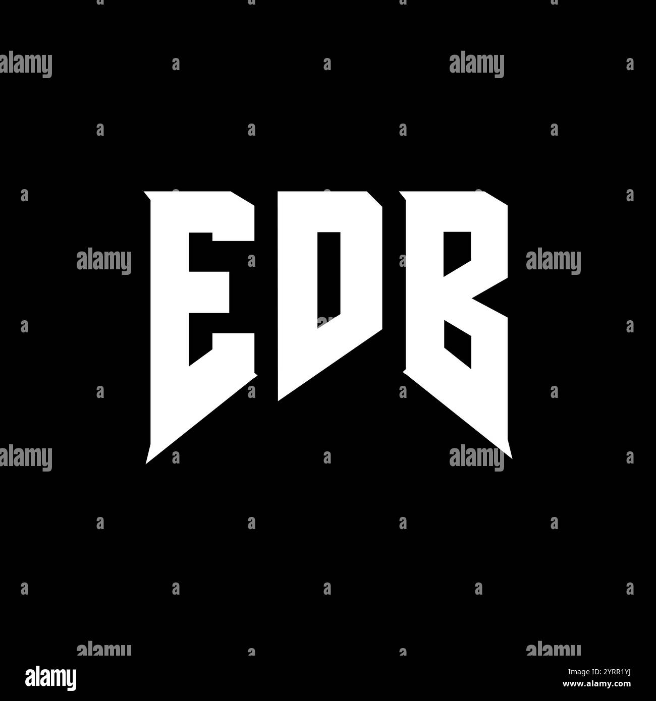 EDB letter logo design for technology company. EDB logo design black ...