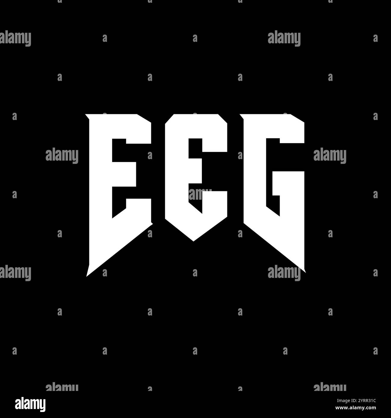 EEG letter logo design for technology company. EEG logo design black ... EEG letter logo design for technology company. EEG logo design black ...